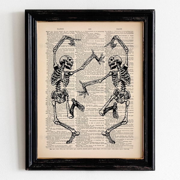 Skeleton Poster - Etsy