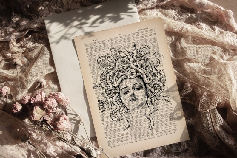 Medusa Medusa Head Mythical Creature Greek Mythology - Etsy Medusa Medusa Head Mythical Creature Greek Mythology - Etsy