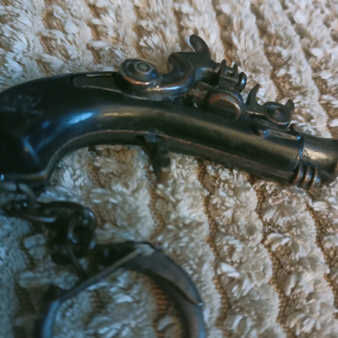 Miniature Replica Toy Gun Pistol Keyring - Etsy