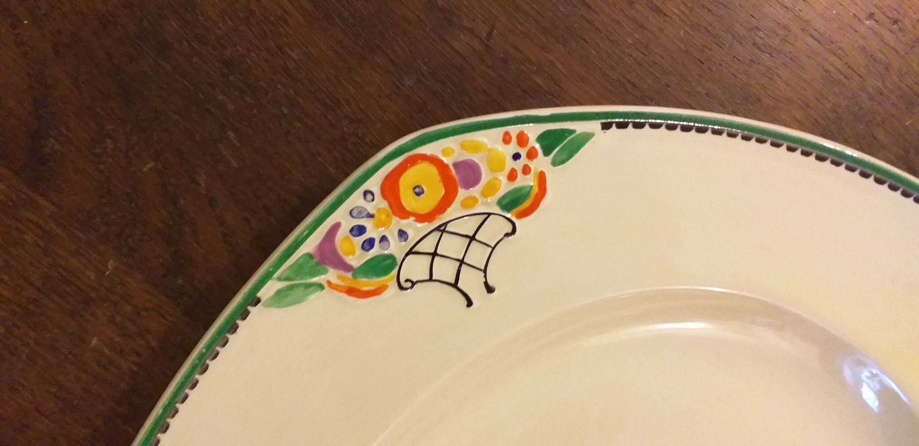 Royal Venton Ware Serving Plate J Steventon & Sons Burslem 1920s - Etsy