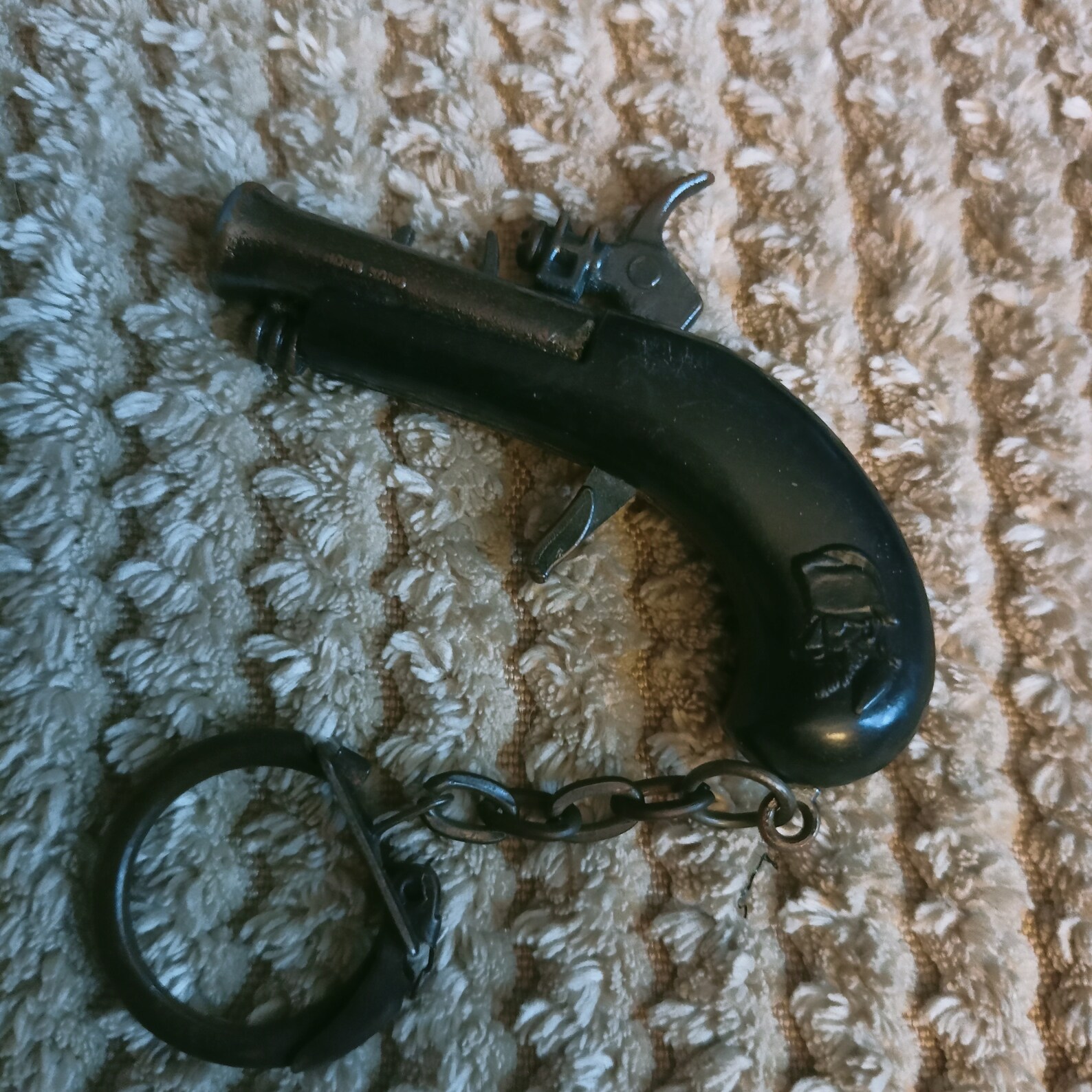 Miniature Replica Toy Gun Pistol Keyring - Etsy