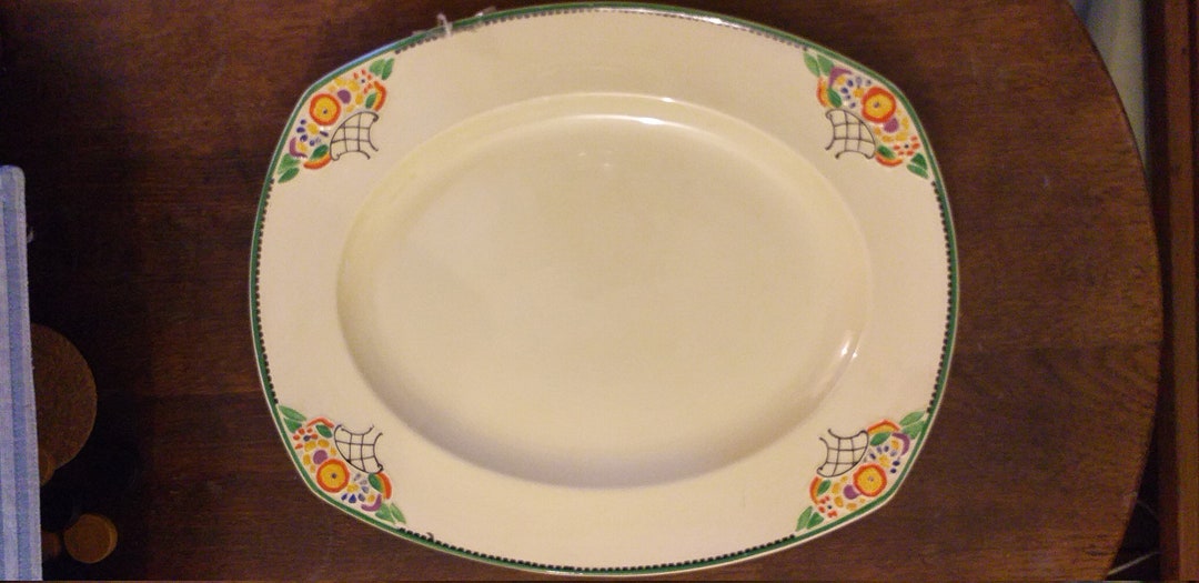 Royal Venton Ware Serving Plate J Steventon & Sons Burslem 1920s - Etsy