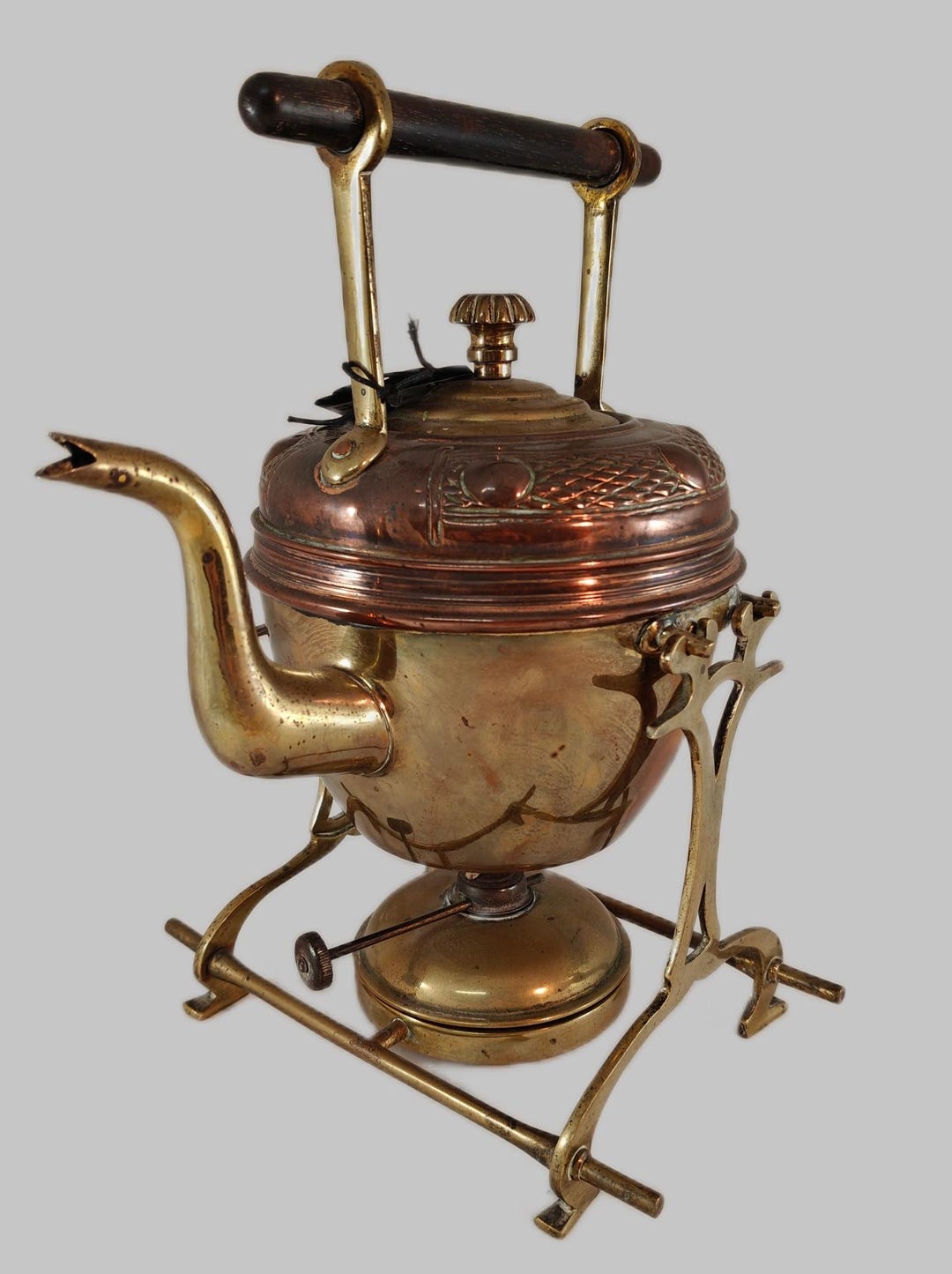Arts and Crafts Spirit Teapot. Copper and Brass - Etsy