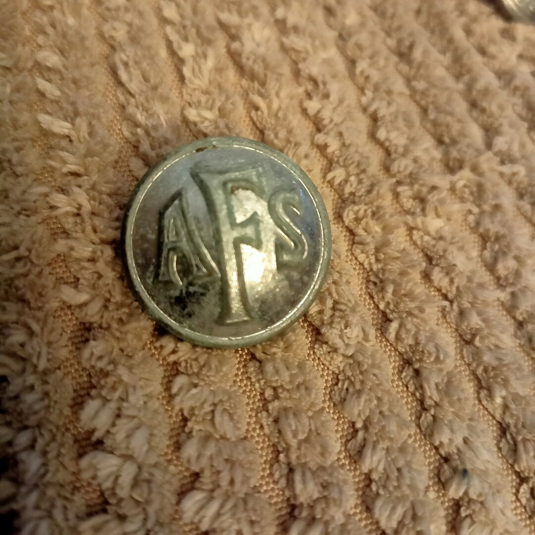 WW2 Auxiliary Fire Service Button - Etsy