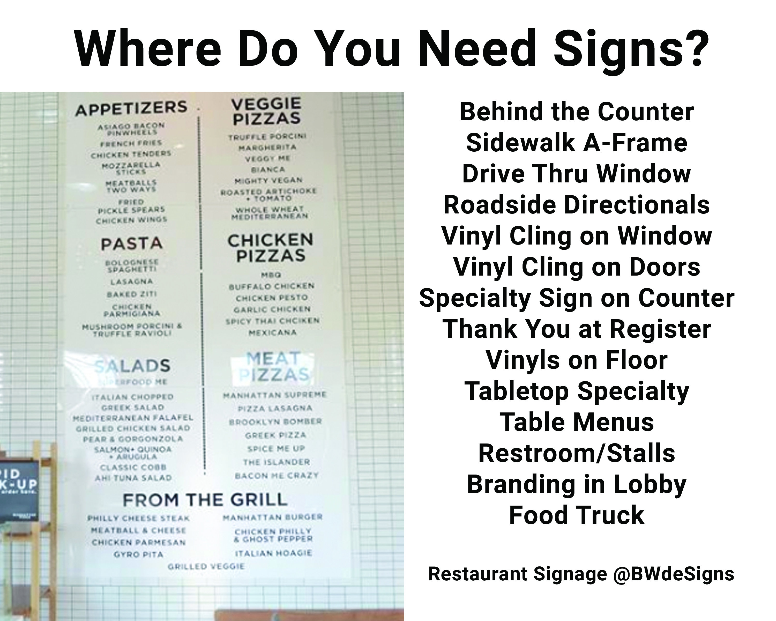 Custom Multiple Panel Menu DESIGN for Restaurant Coffee Shop Food Truck ...