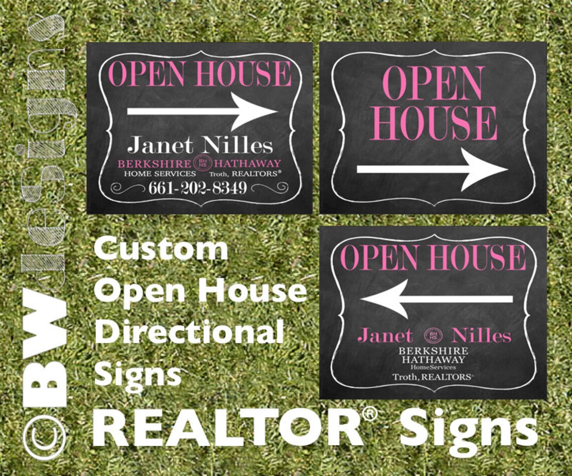 Directional REALTOR Lawn Signs Real Estate Signs FOR SALE | Etsy