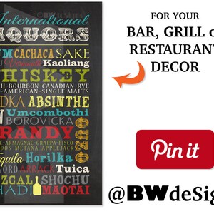 Brandy - Bar & Restaurant Sign - Rigid Panel No Frame Required - Types ...