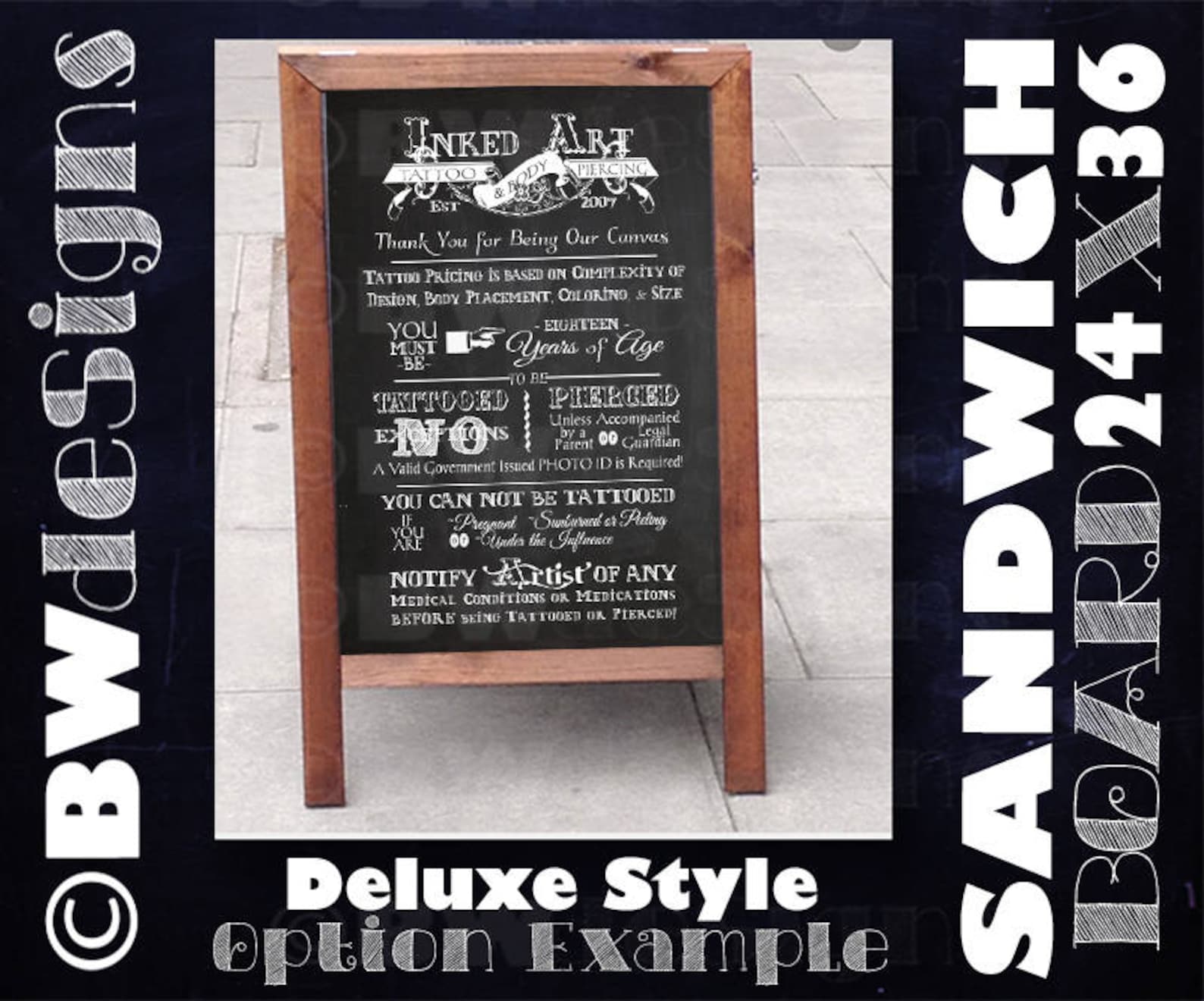 Custom Vendor Signage Specialty Signs Retail Sign Package | Etsy