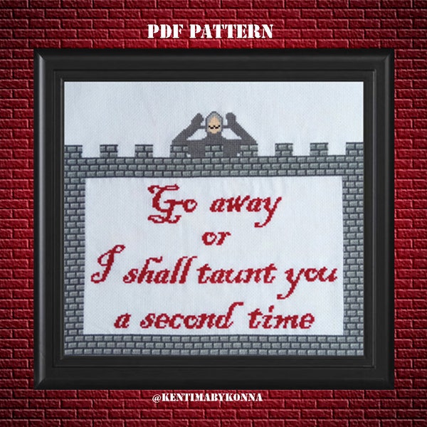 Monty Python Cross Stitch Pattern - Etsy