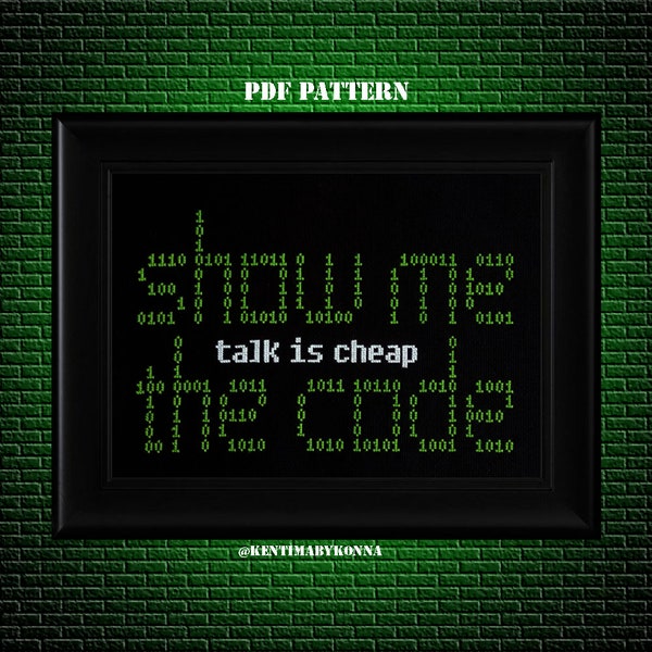 Computer Programmer Cross Stitch - Etsy