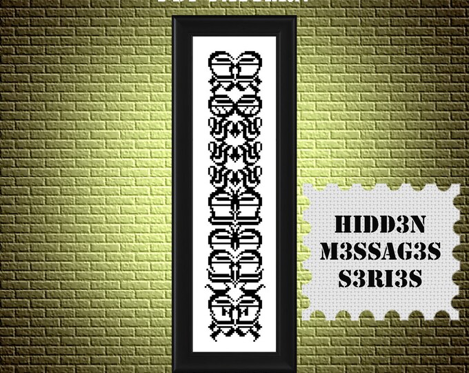 Cross Stitcher Cross Stitch Pattern PDF Hidden Messages Counted Chart ...