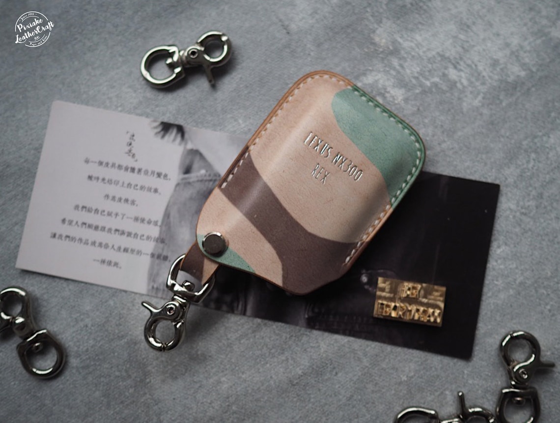 Handmade Leather Lexus Car key Case.Leather Car Key Fob | Etsy