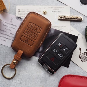 Handmade Leather Land Rover Range Rover DEFENDER Car Key Case.leather ...