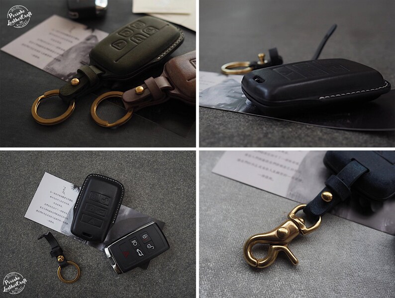 Handmade Leather Land Rover / Range Rover DEFENDER Car Key | Etsy