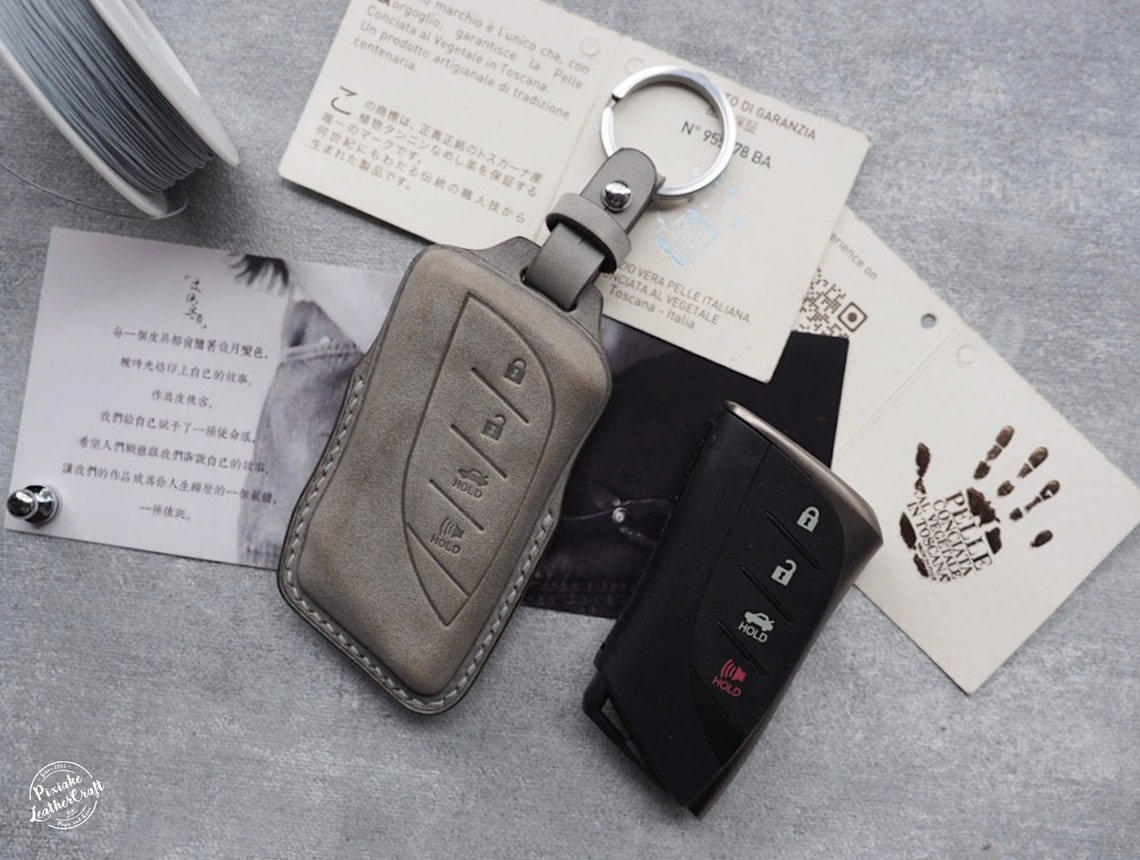 Handmade Leather Lexus Car Key Case.leather Car Key Fob - Etsy