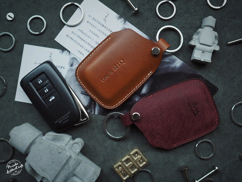 Handmade Leather Lexus Car Key Case.leather Car Key Fob - Etsy