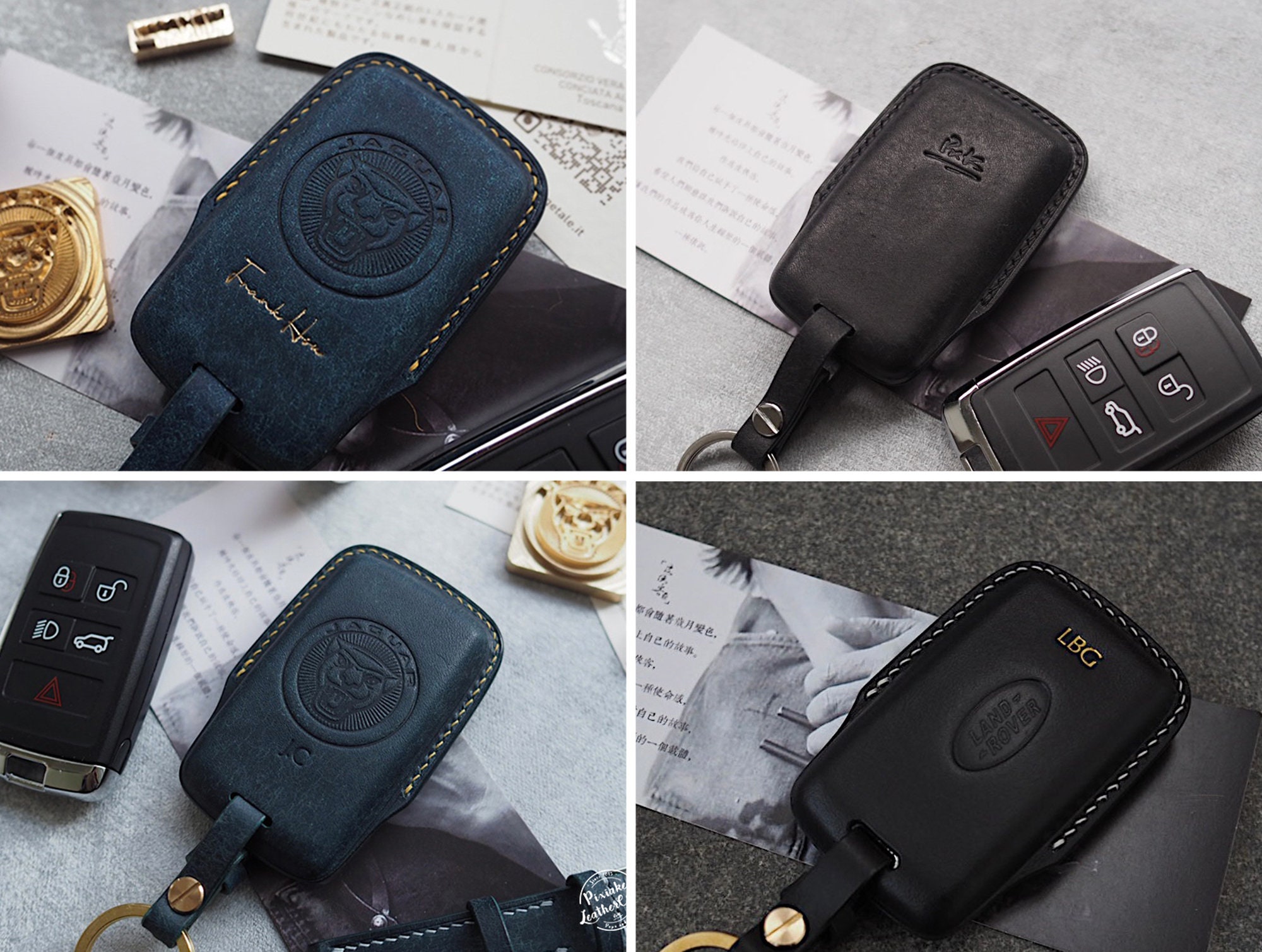 Handmade Leather Land Rover / Range Rover DEFENDER Car Key | Etsy