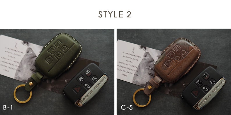Handmade Leather Land Rover / Range Rover DEFENDER Car Key | Etsy