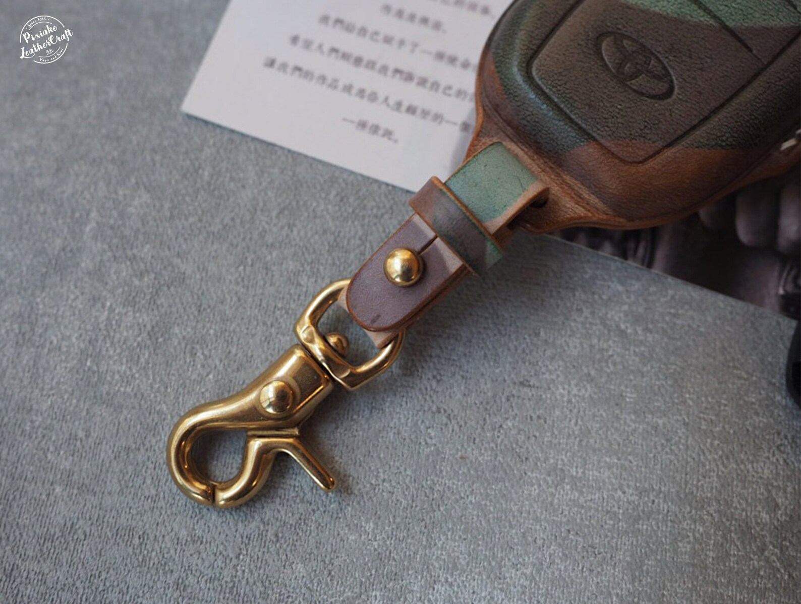 Handmade Leather TOYOTA Car Key Case.leather Car Key Fob - Etsy