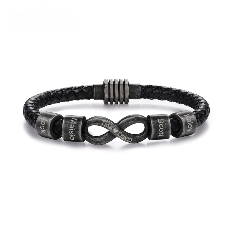 Mens Infinity Bracelet - Etsy