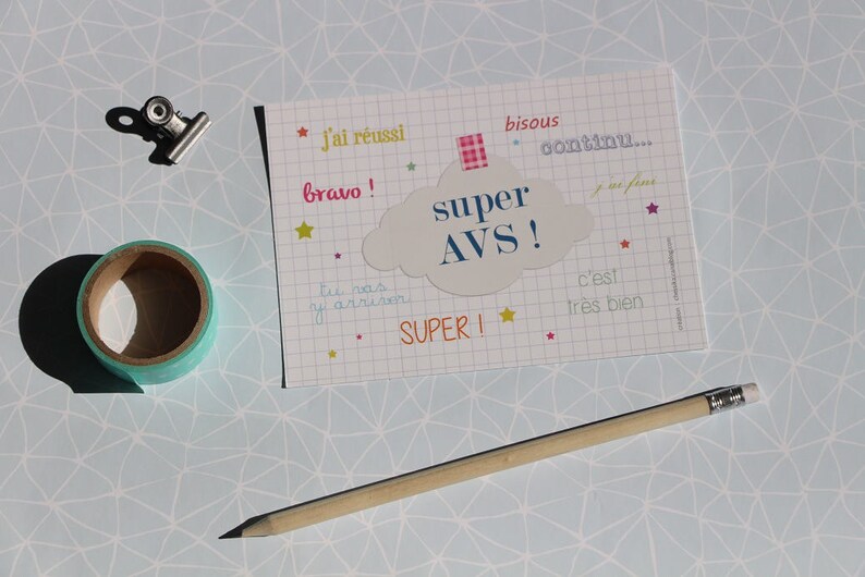 AVS carte Super AVS | Etsy