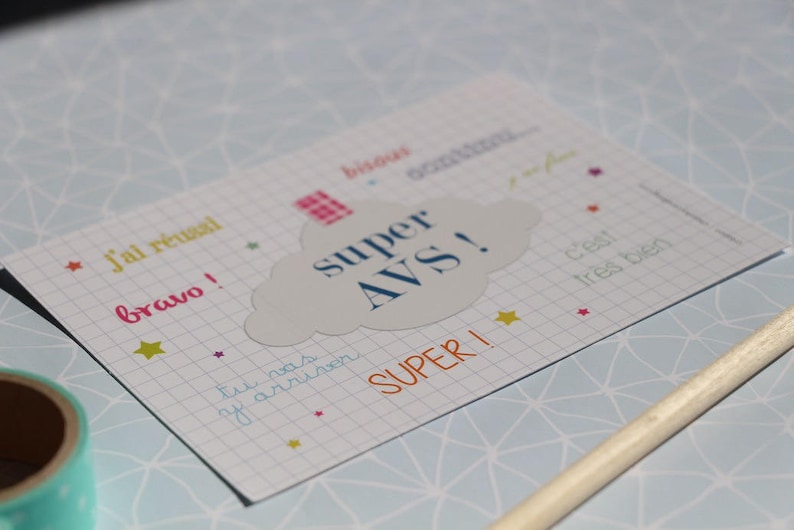 AVS carte Super AVS | Etsy