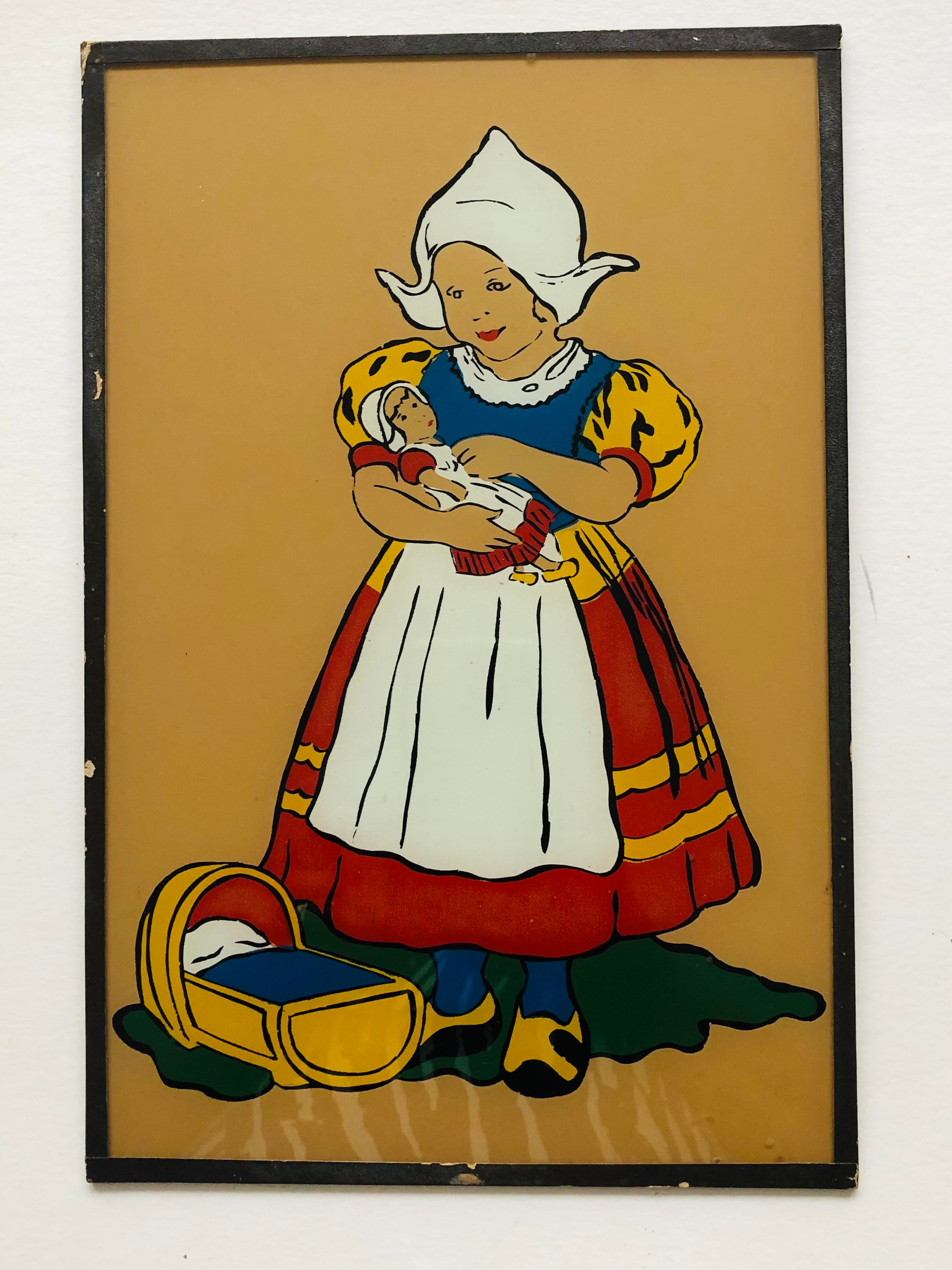 Dutch Girl Drawing