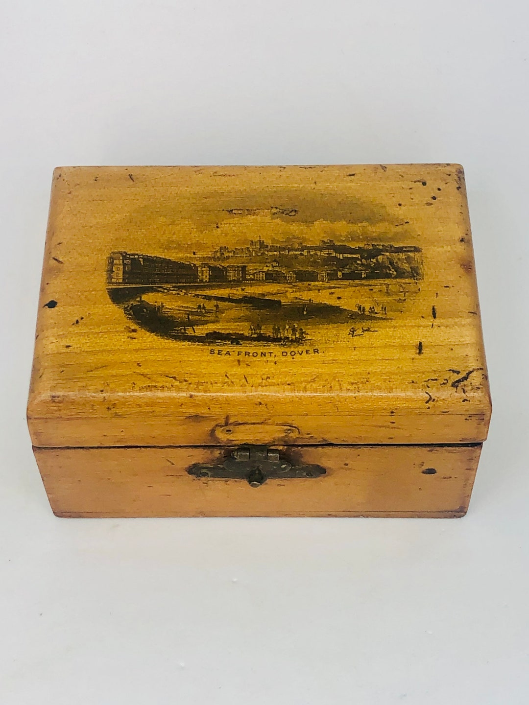 Mauchline Ware Box With Dover Image - Etsy