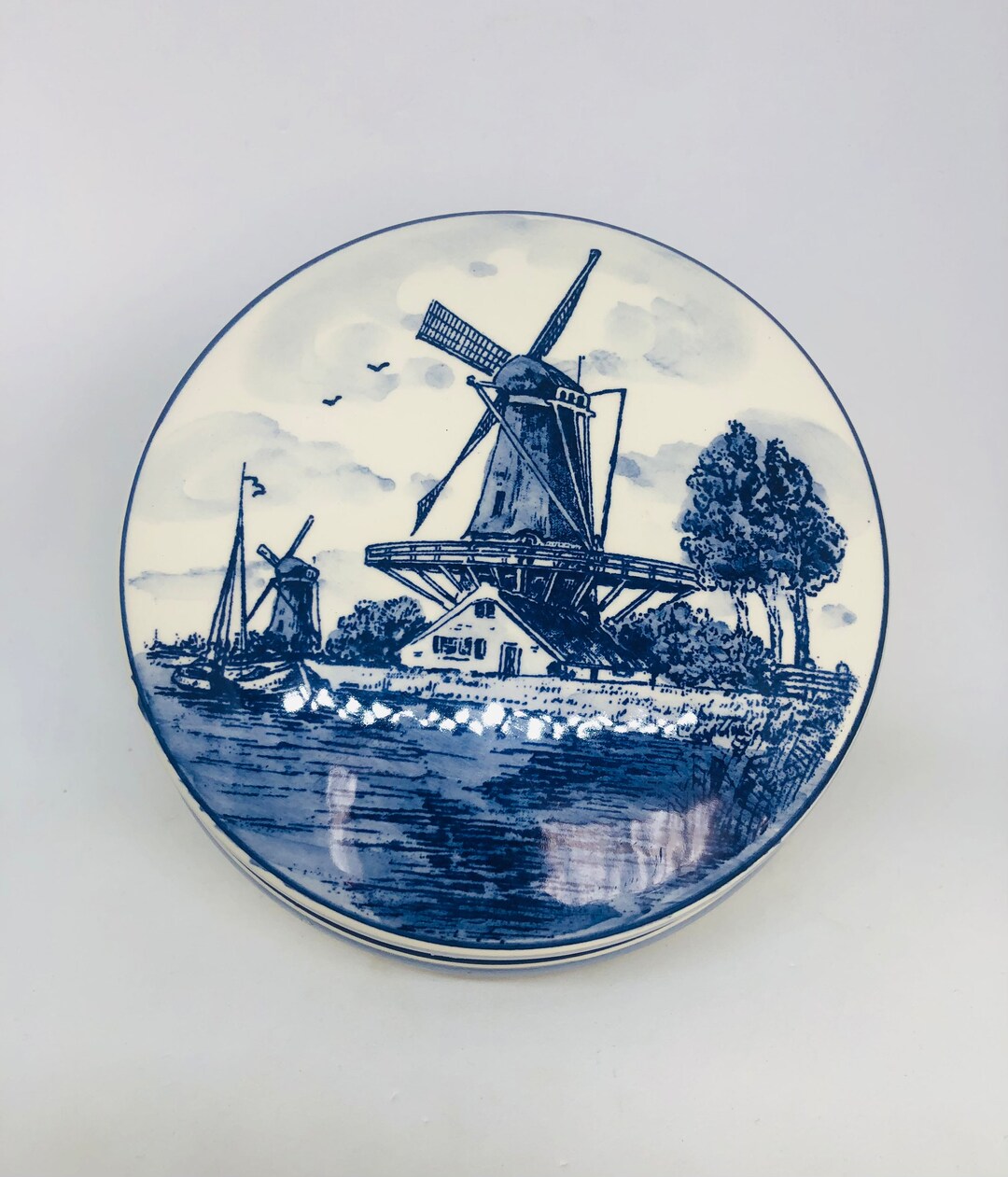 Delft Trinket Pot - Etsy