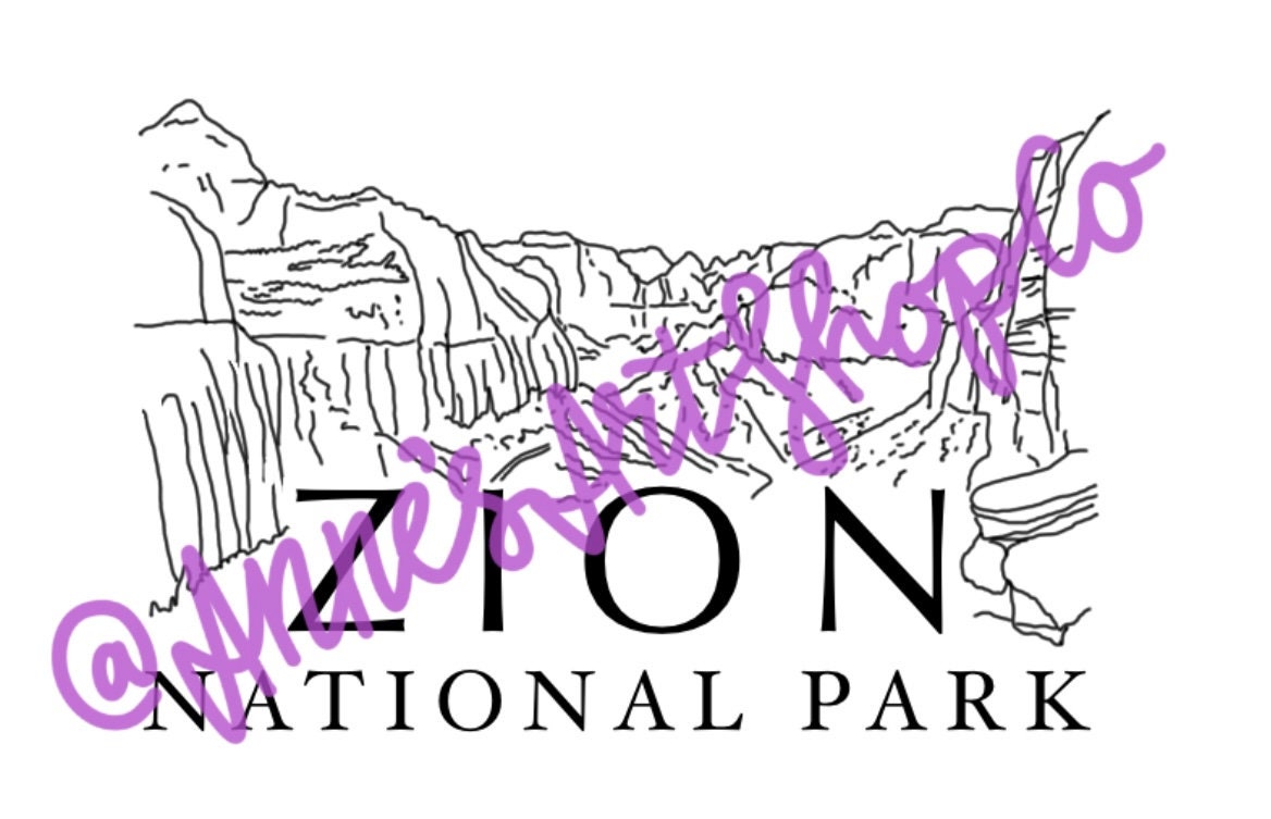 National Parks Digital Graphics - NATIONAL PARKS, Transparent - Etsy