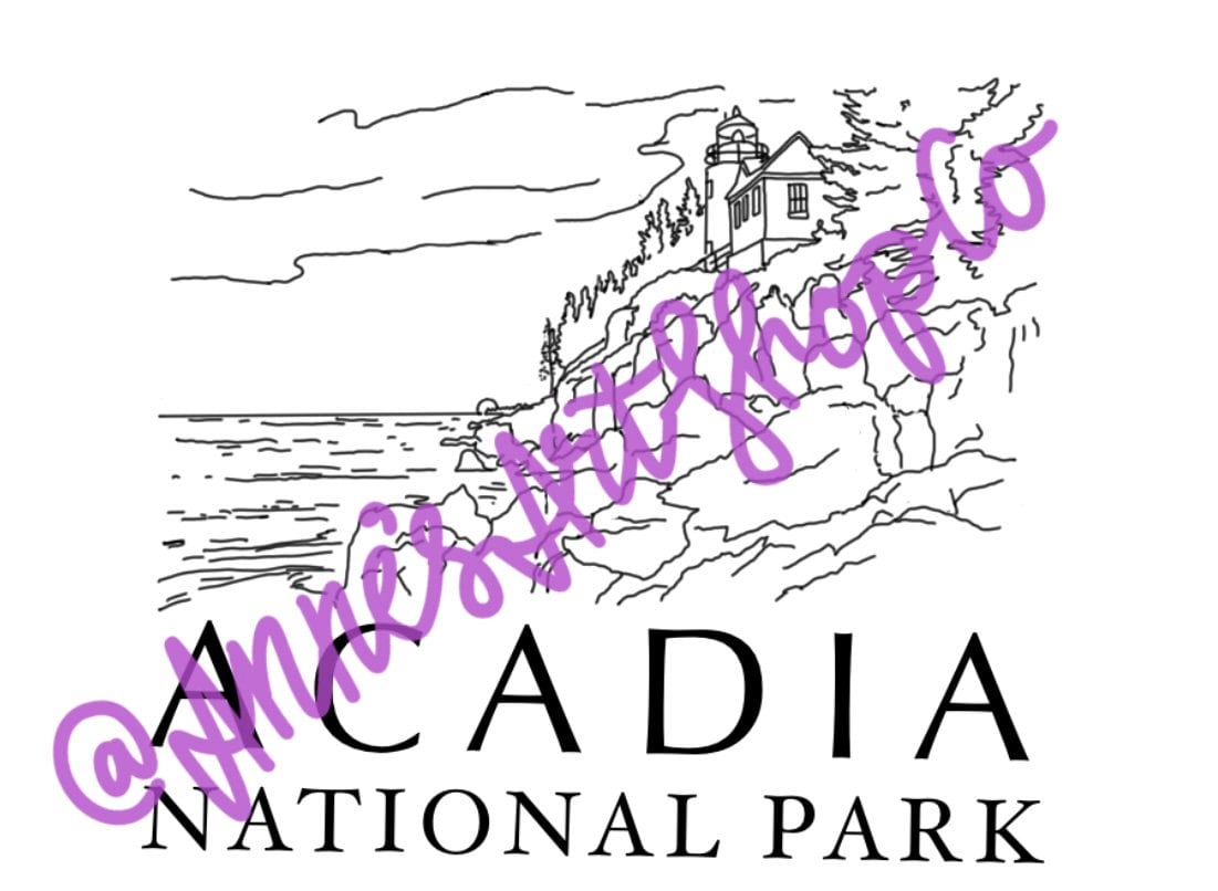 National Parks Digital Graphics - NATIONAL PARKS, Transparent - Etsy