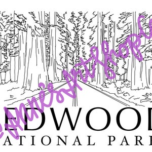 National Parks Digital Graphics - NATIONAL PARKS, Transparent - Etsy