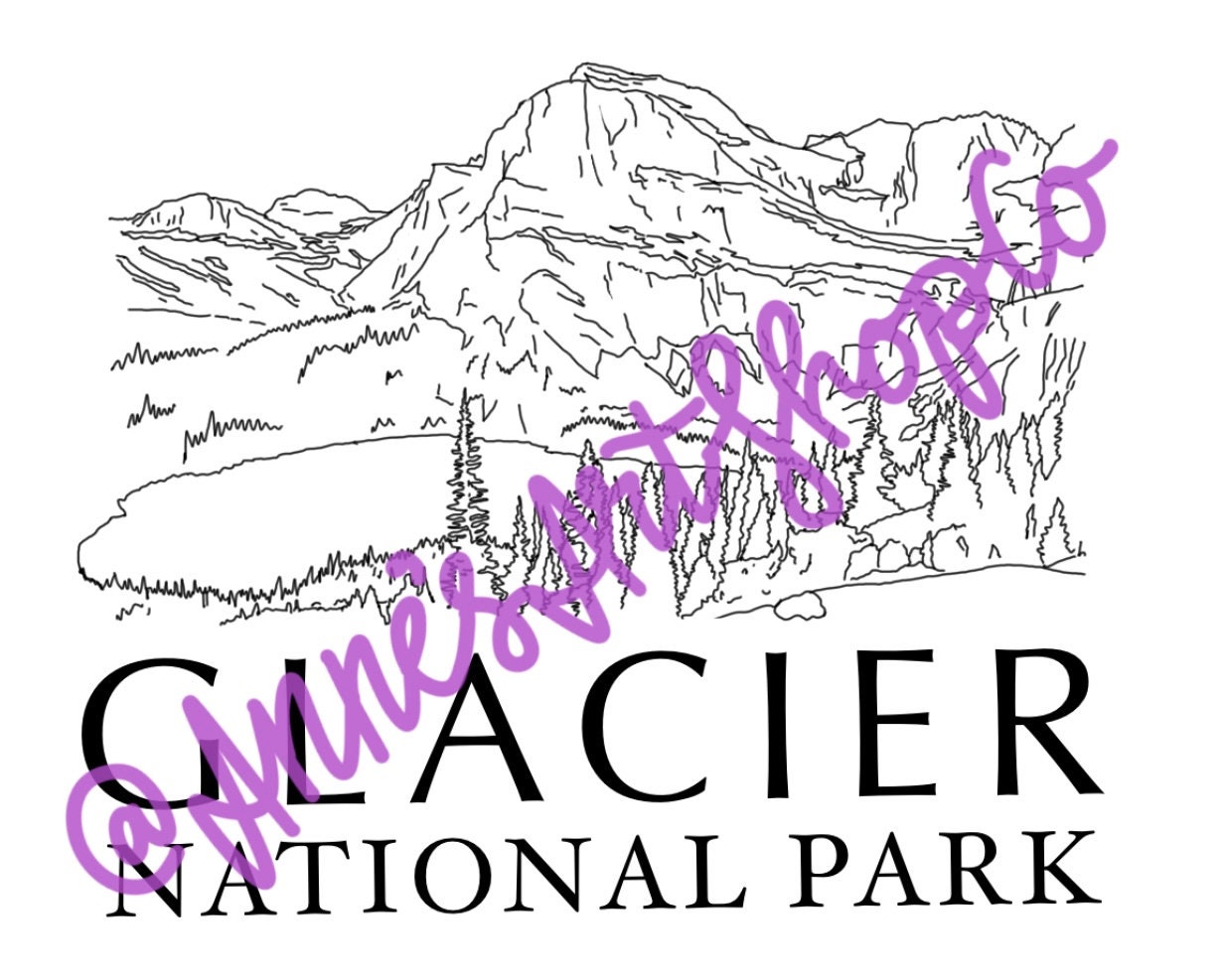 National Parks Digital Graphics - NATIONAL PARKS, Transparent - Etsy