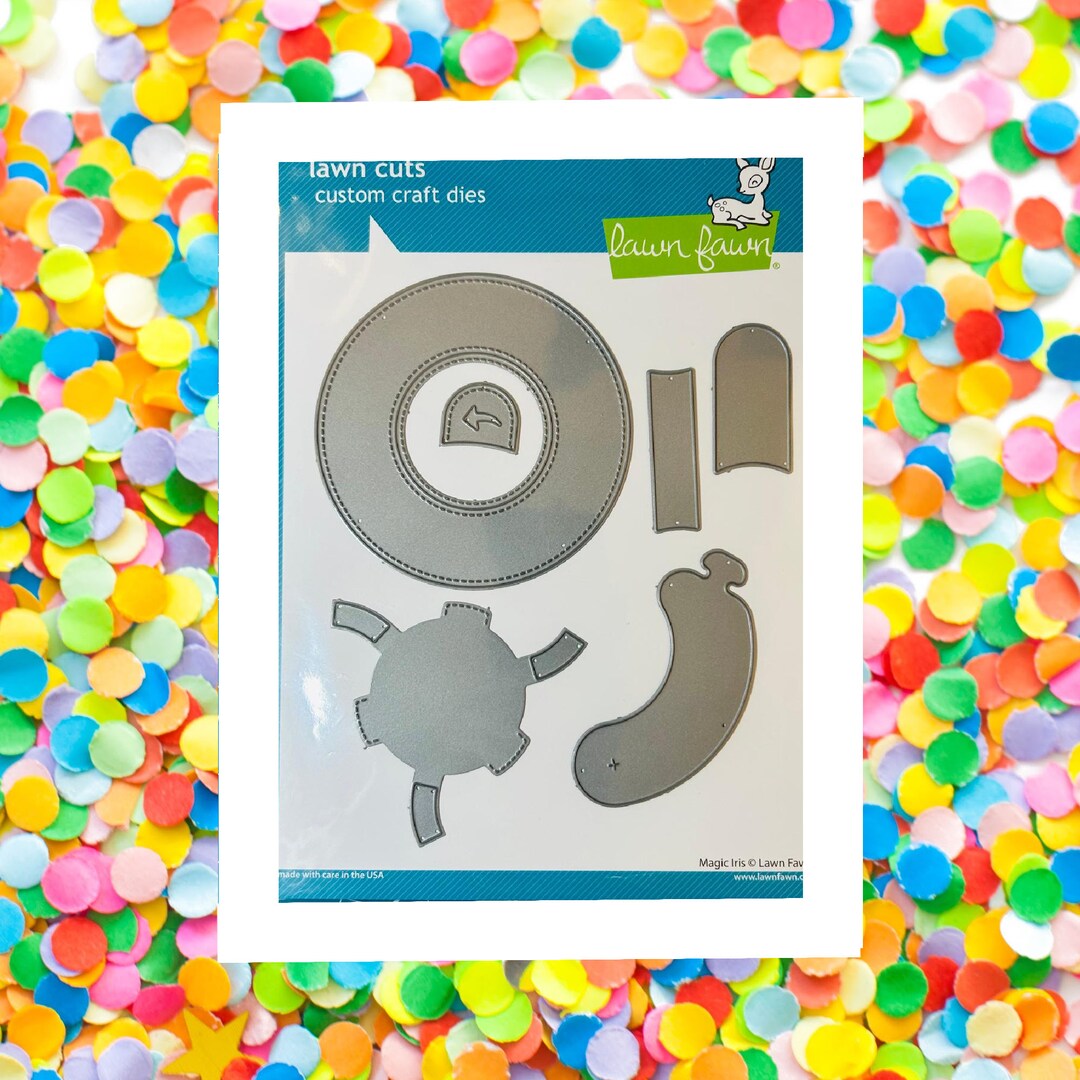 Lawn Fawn Interactive Magic Iris Craft Dies/card Making/card Die Cuts ...