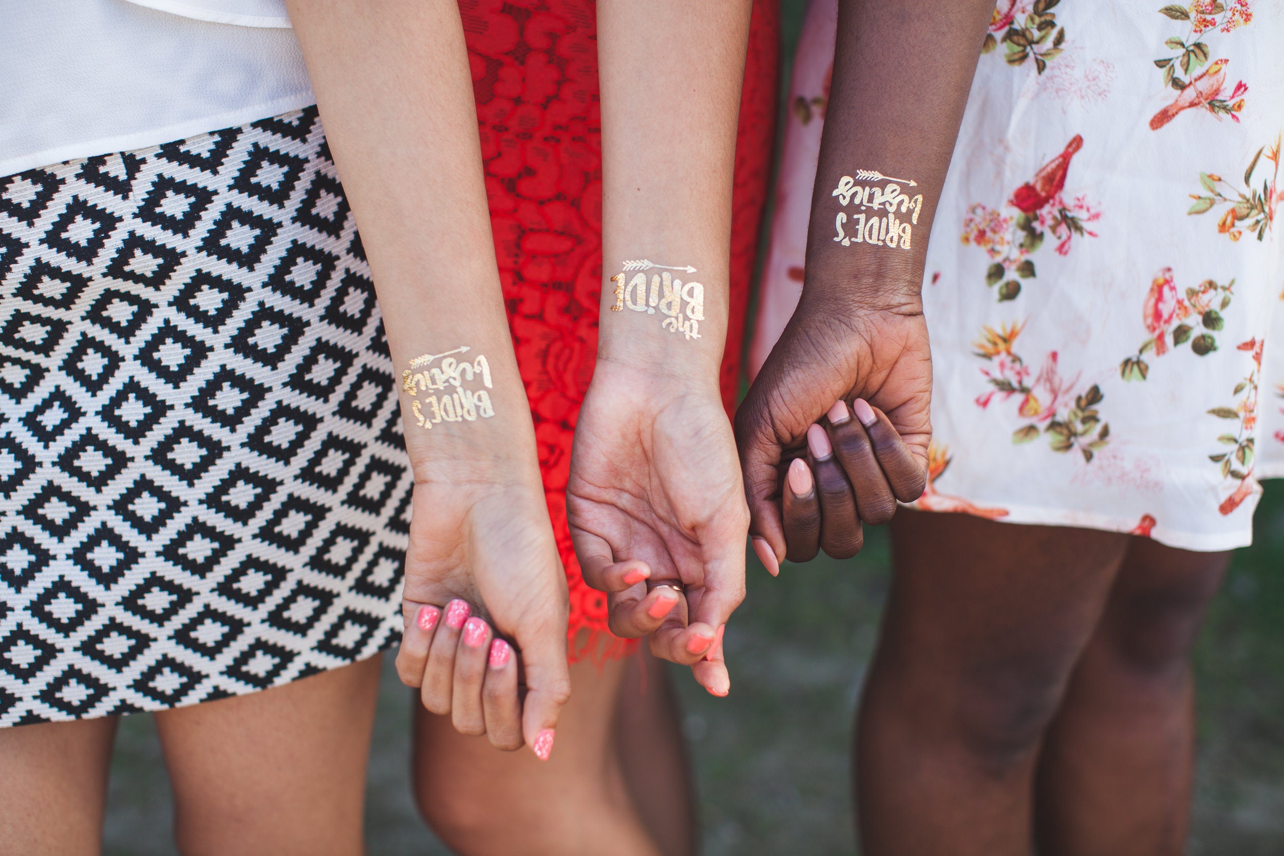 Single TEAM BRIDE Flash Bachelorette Party Tattoo or Hen's Night Tattoo ...