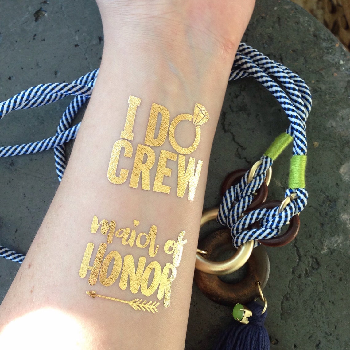 I Do Crew Tattoo for Bridal Parties and Hen Dos / Pack of 16 | Etsy