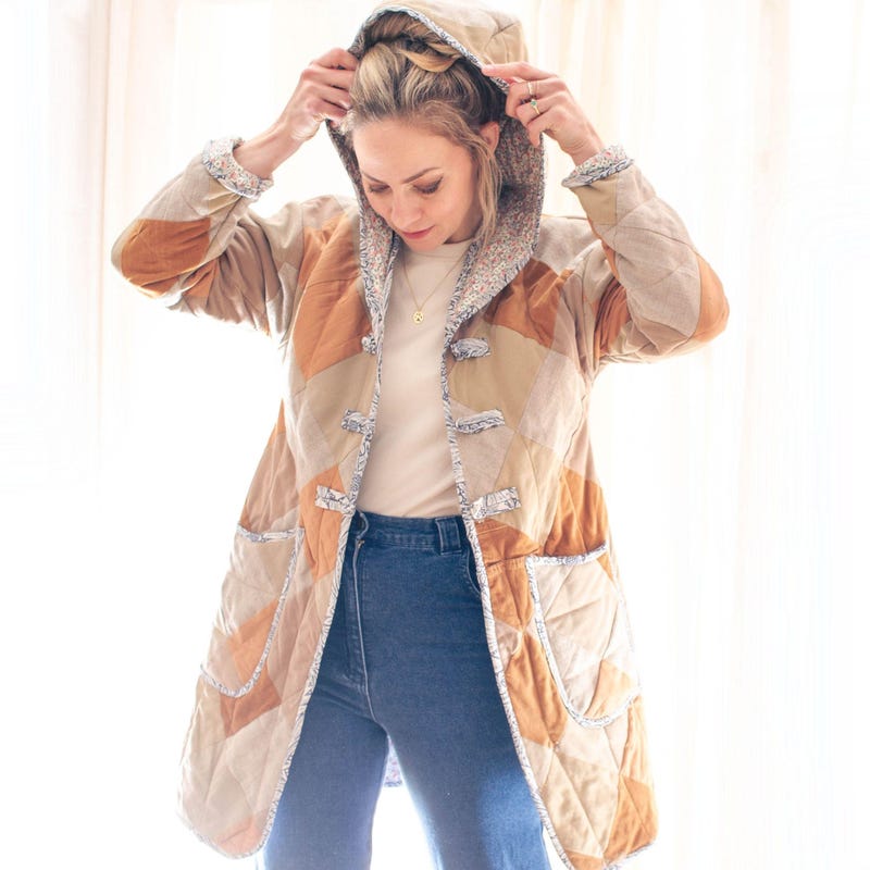 Quilt Hood Jacket - Etsy