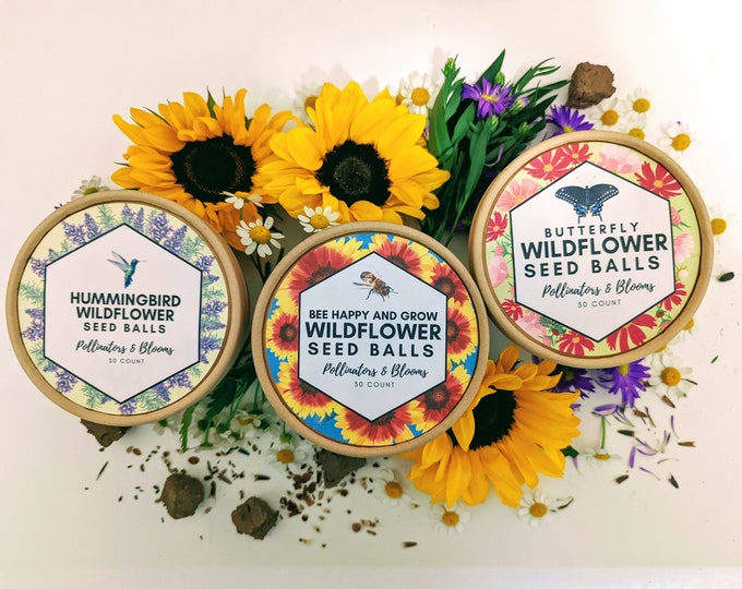 Pollinator Seeds Gift Set for Women, Plant Mom Gift, Wildflower Seed ...