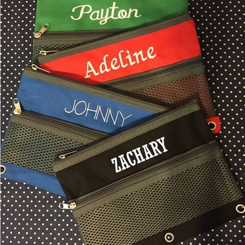 Personalized Pencil Pouch Personalized Pencil Case Binder - Etsy