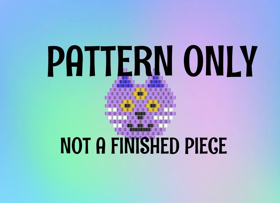 3 Eyed Cat, Brick Stitch Pattern - Etsy