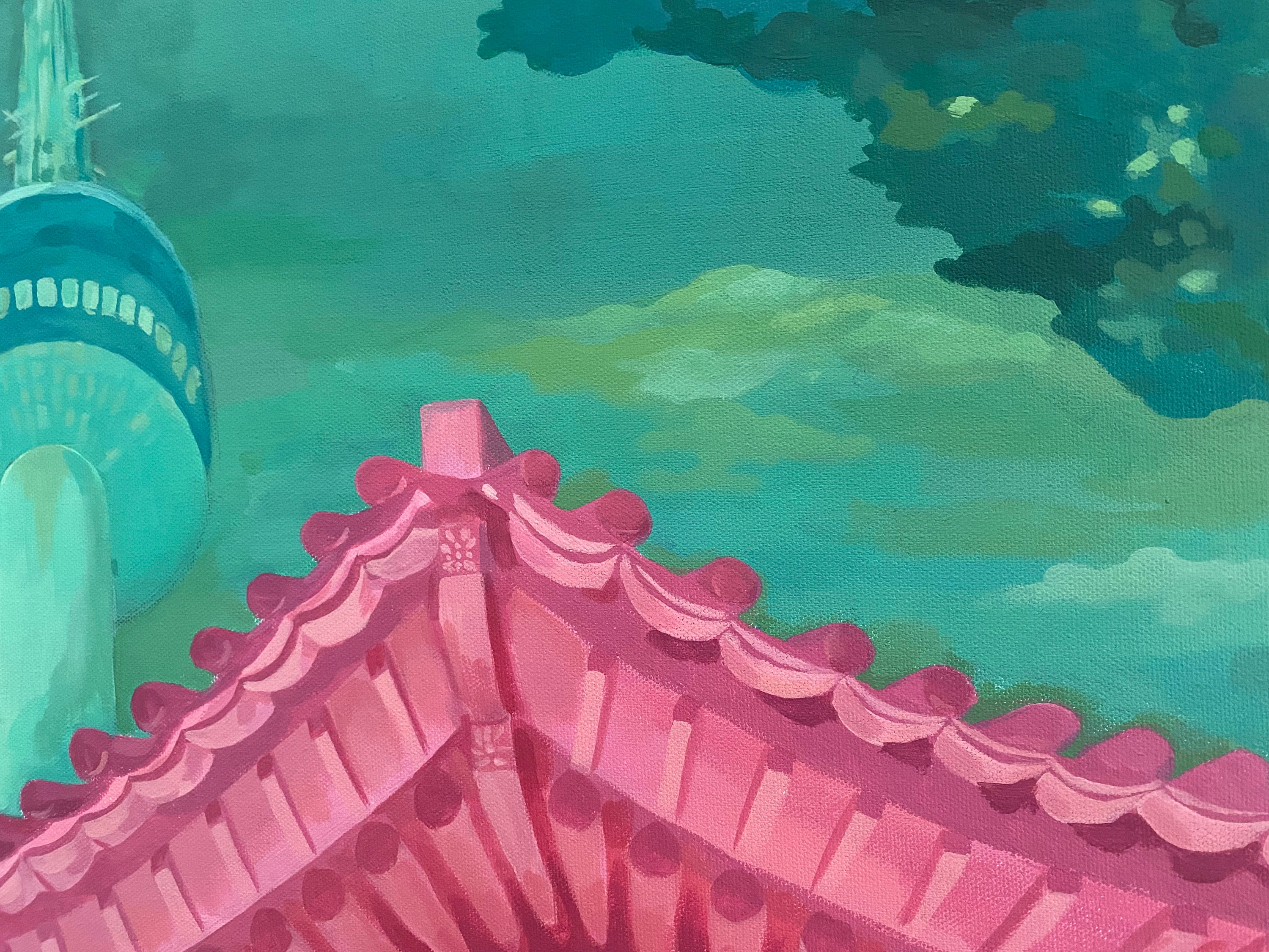 Original Seoul Painting on Canvas / Original Namsan Seoul Tower ...
