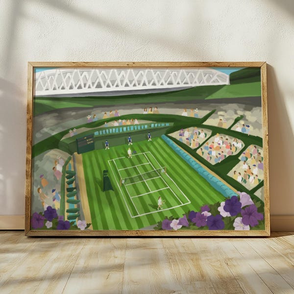 Wimbledon Tennis - Etsy