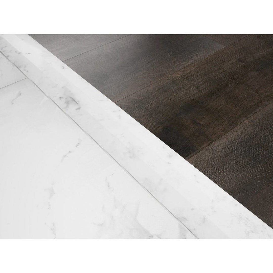 4x36 Double Hollywood Beveled Italian White Carrara Marble Bathroom ...