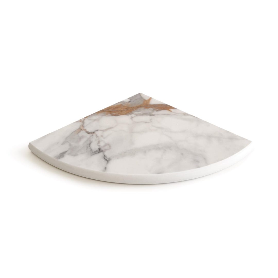 Calacatta Gold Engineered Stone Corner Shelf Polished 9" - Etsy