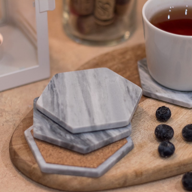 Gray Coasters - Etsy