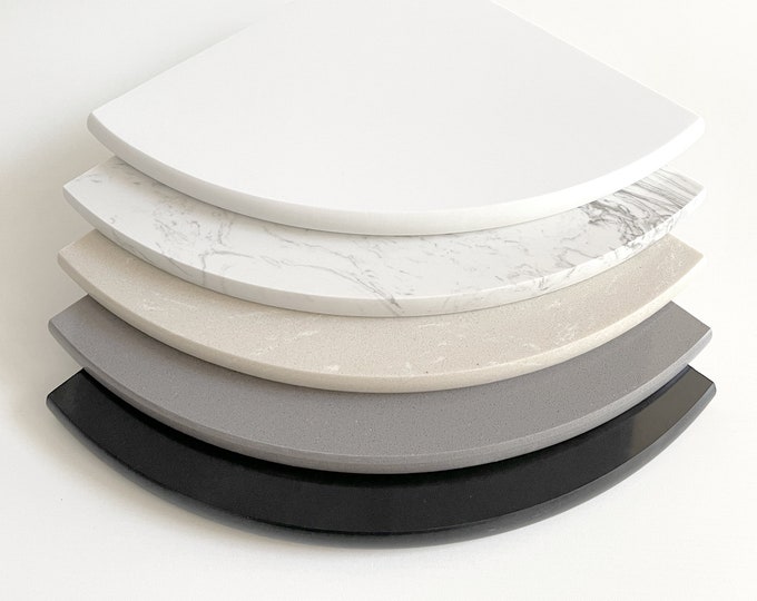 Quick Corner Caddy TM System: 8 Quartz Stone Shelf With Mounting ...