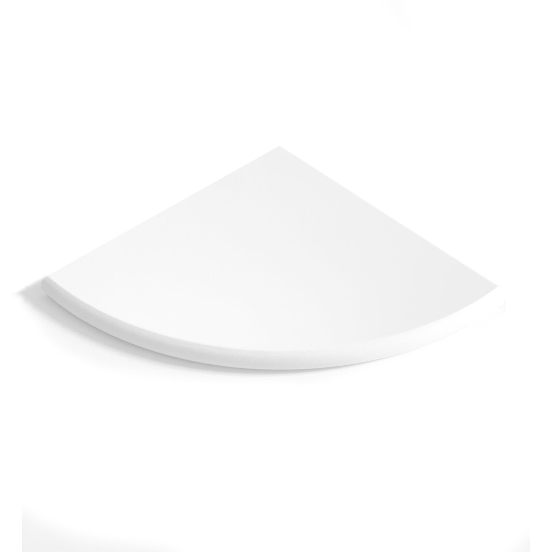 Pure White Engineered Stone Corner Shelf Polished 9" - Etsy