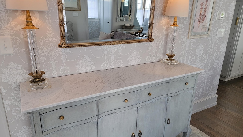 Marble Sideboard Top, Table Top, Radiator Cover | Italian White (bianco ...