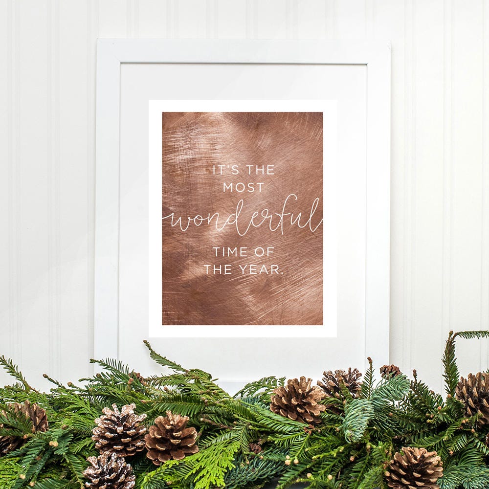 Christmas Prints Christmas Printable Art Christmas Poster | Etsy