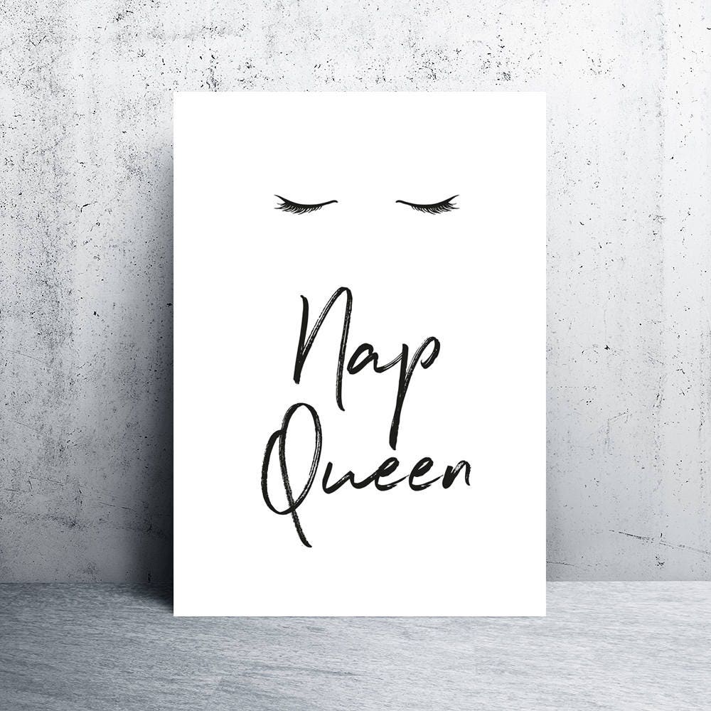 Nap Queen Bedroom Wall Art Bedroom Prints Bedroom | Etsy